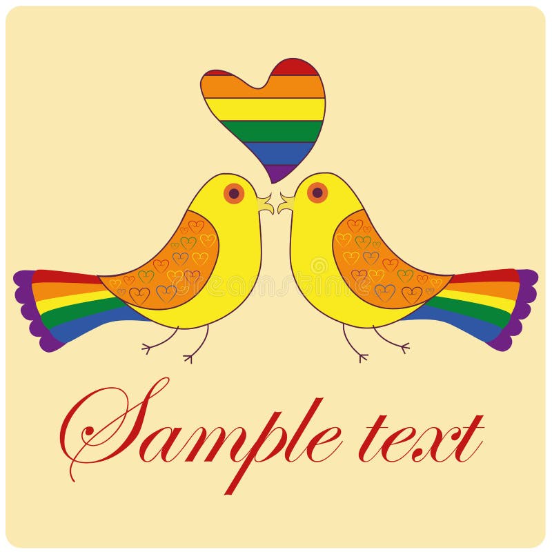 Lgbt stock vector. Illustration of orientation, bird - 37790262