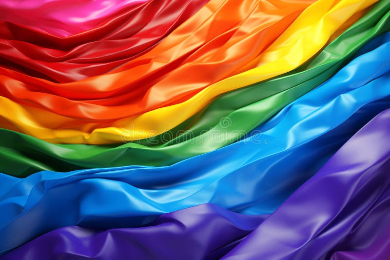 LGBT Colored Abstract Flag Background. AI Generated Stock Illustration ...
