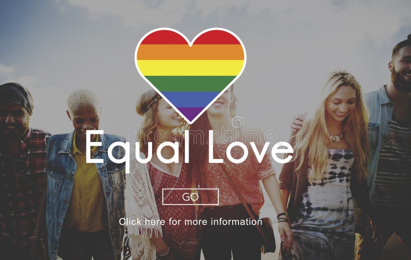LGBT Equal Rights Rainbow Symbol Concept Stock Image - Image of ...