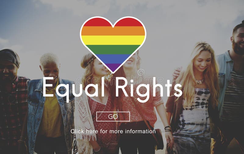 LGBT Equal Rights Rainbow Symbol Concept Stock Image - Image of descent ...
