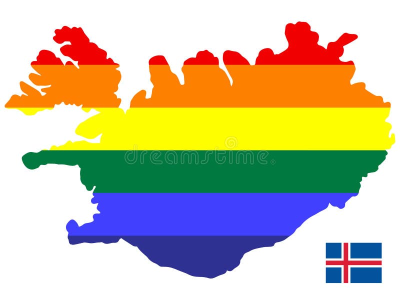 3d Lgbt Flag Map Of Usa Vector Illustration Stock Vector Illustration