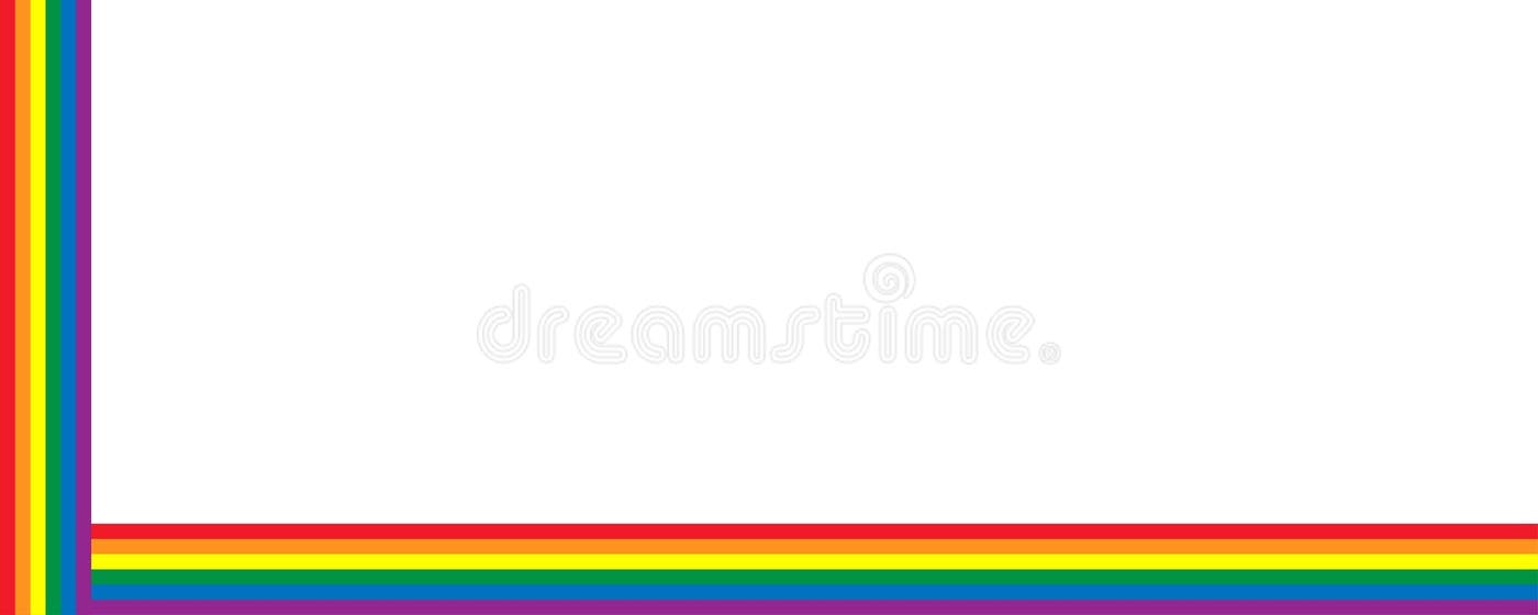 Rainbow Flag Border Stock Illustrations – 1,964 Rainbow Flag Border ...