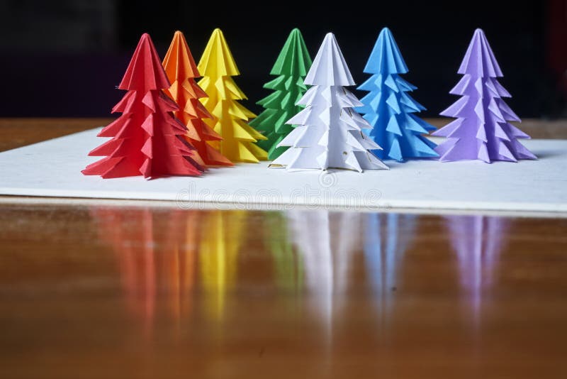 LGBT Pride Tree on a Christmas Stock Image - Image of isolated, lgbt ...