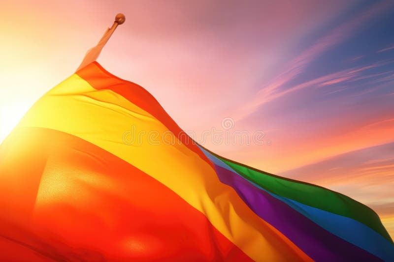 Lgbt Rainbow Background Lgbtq Gay Pride Rainbow Flag Background