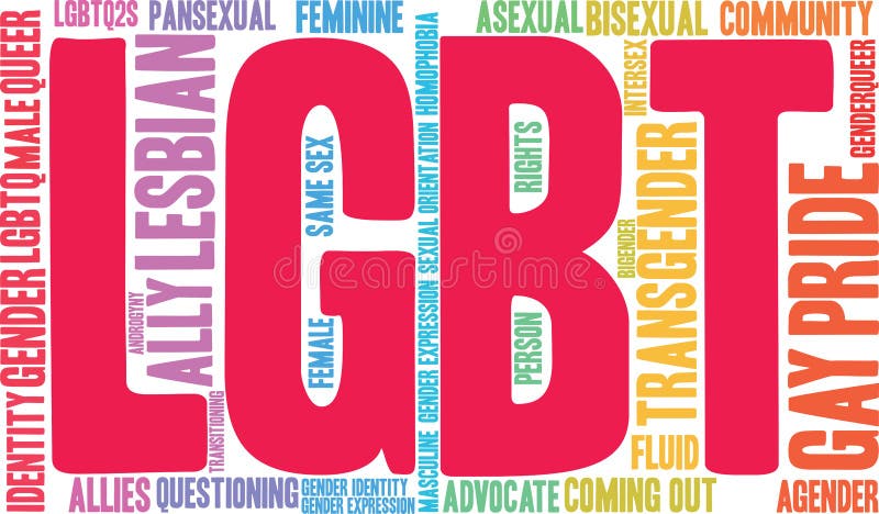 Gay Font Rainbow Letters Lgbt Abc For Symbol Of Gays And Lesbians
