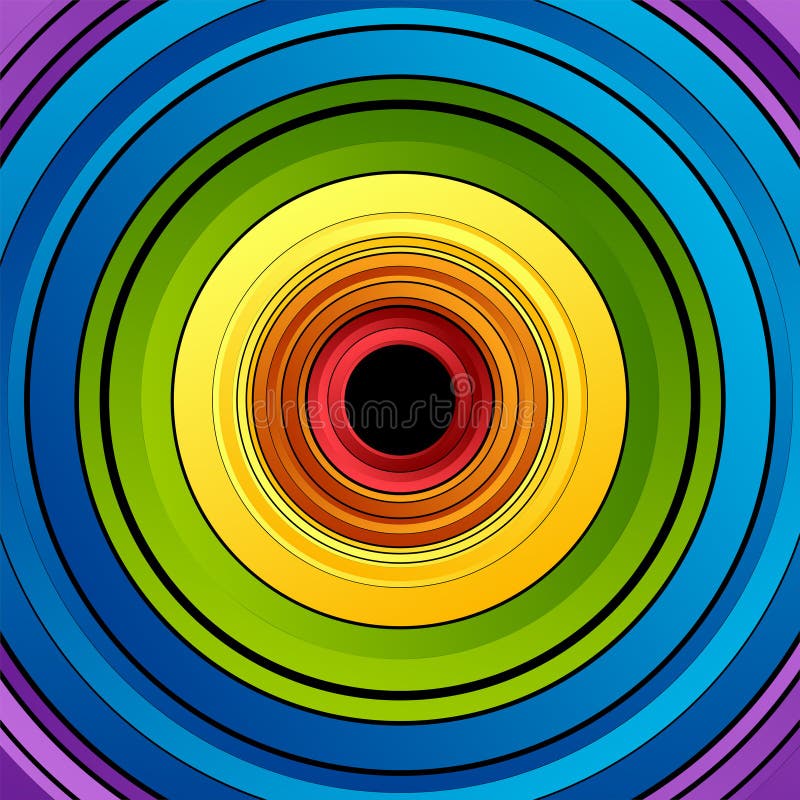 LGBTQ Pride Month Abstract Circles Vector Background Stock Vector ...