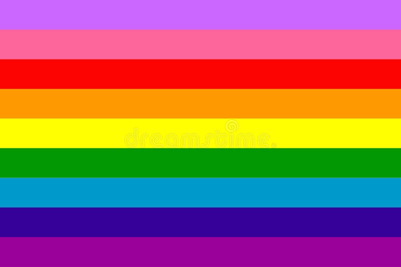 LGBTQ+ Rights Pride Flag of Rainbow Flag (LGBT Pride) Eight-stripe ...