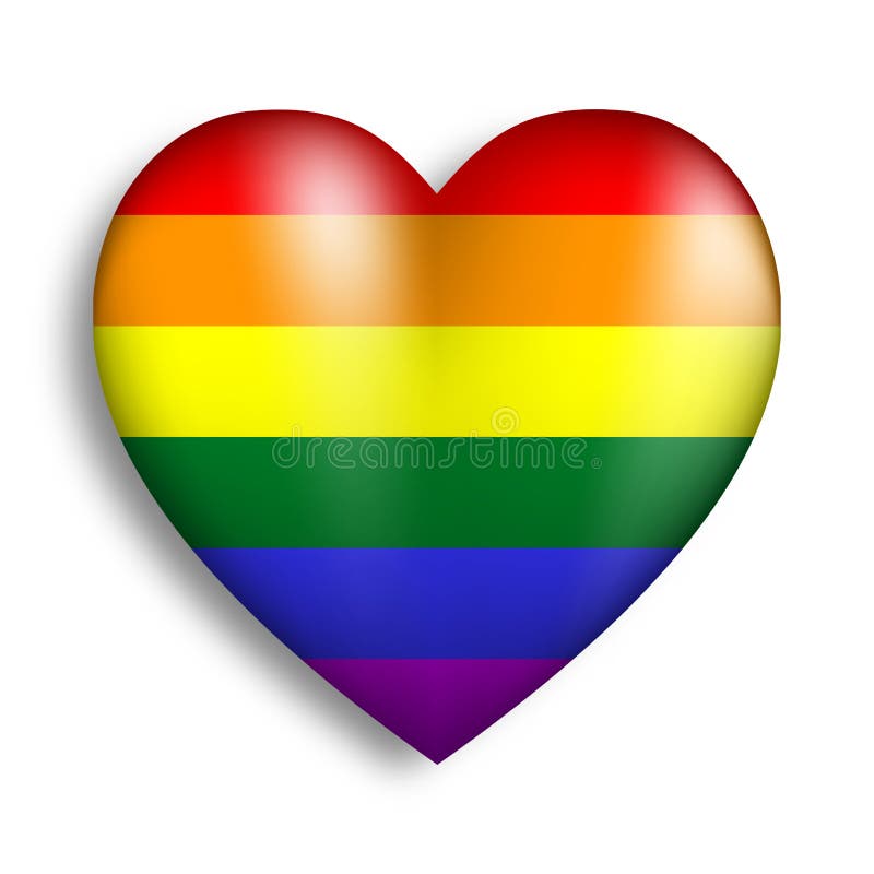 Lgbtq Symbol In Rainbow Colors Gay Pride Pride Month Stock Vector