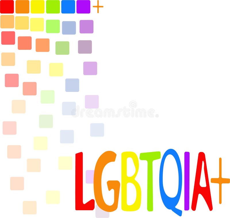 Colors Cubes LGBTQIA+ Pride Stock Vector - Illustration of lgbtqia ...