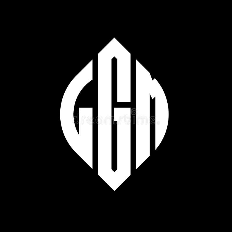 LGM Circle Letter Logo Design with Circle and Ellipse Shape. LGM ...
