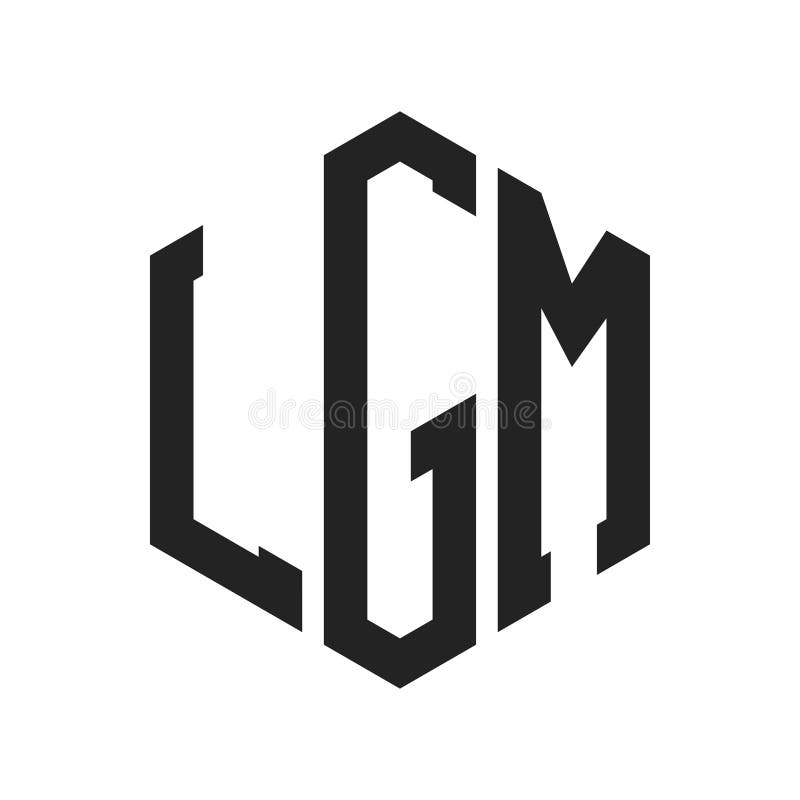 LGM Logo Design. Initial Letter LGM Monogram Logo Using Hexagon Shape ...