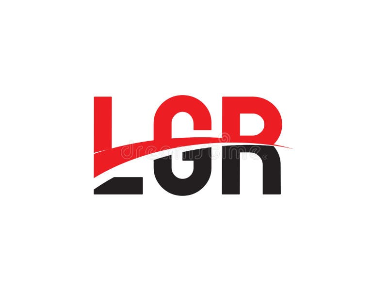 LGR Letter Initial Logo Design Stock Vector - Illustration of design ...