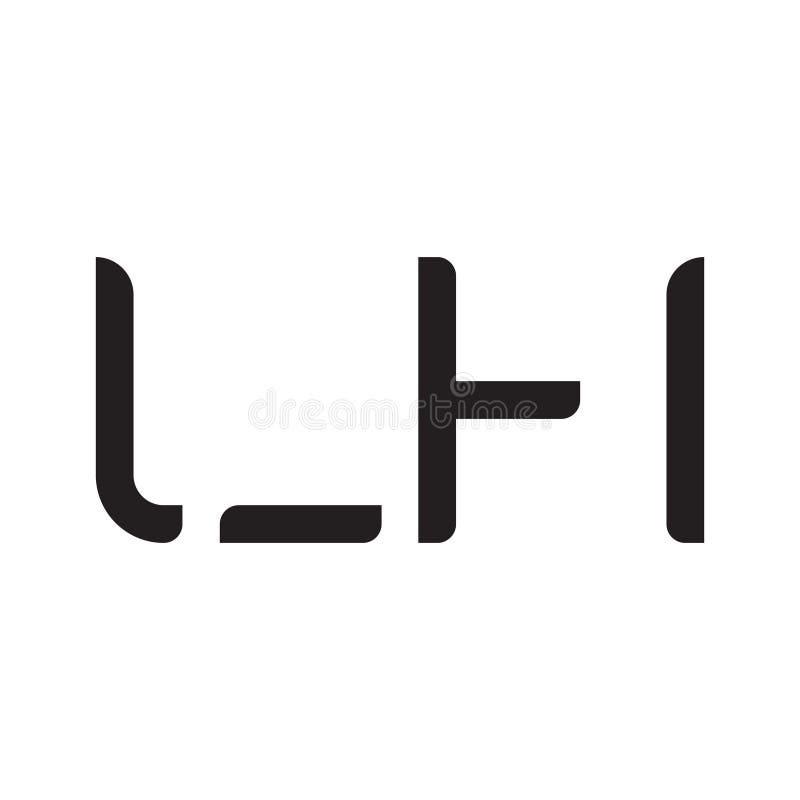 Lh Initial Letter Vector Logo Icon Stock Vector - Illustration of ...