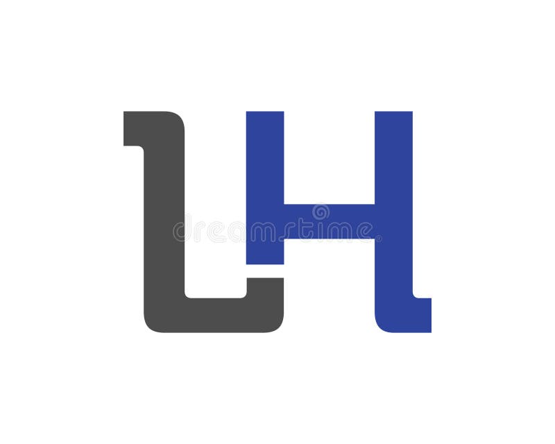 LH Logo Icon Initial Template Stock Vector - Illustration of concept ...