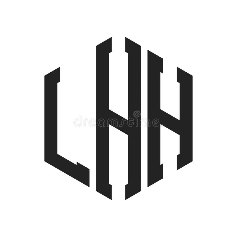 LHH Logo Design. Initial Letter LHH Monogram Logo Using Hexagon Shape ...