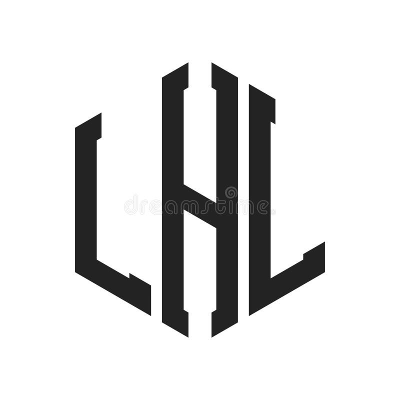 LHL Logo Design. Initial Letter LHL Monogram Logo Using Hexagon Shape ...
