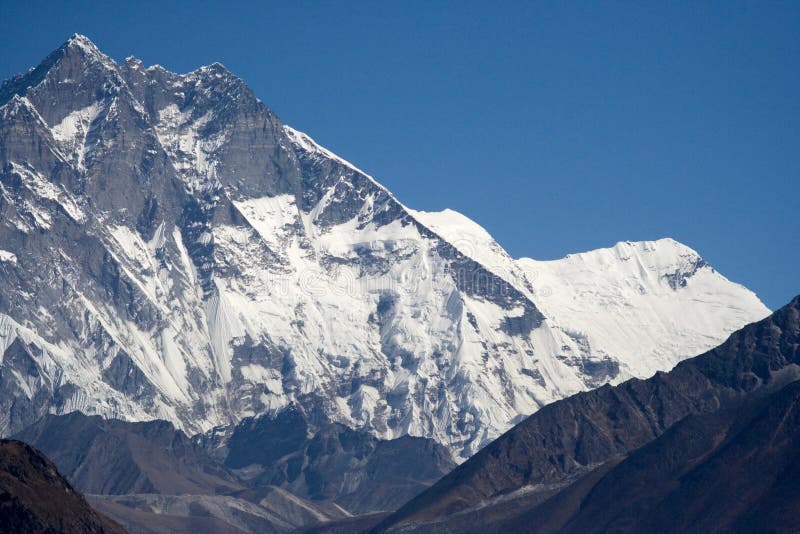 Mount Lhotse stock photo. Image of snow, peak, ecotourism - 1269376