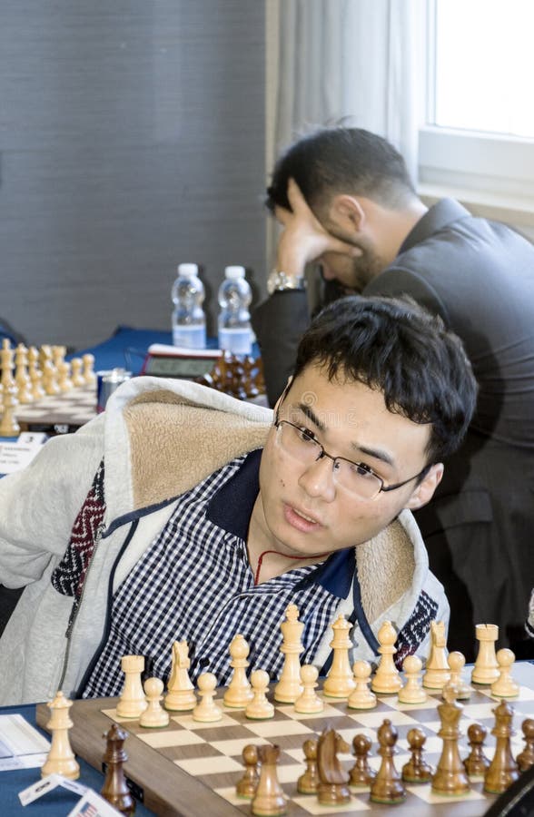 Li Chao photo éditorial. Image du échiquier, caucasien - 87477291