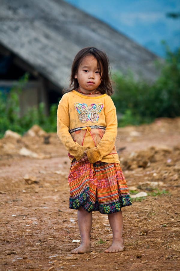 Li child of Sapa, Vietnam editorial photography. Image of remote - 21226072