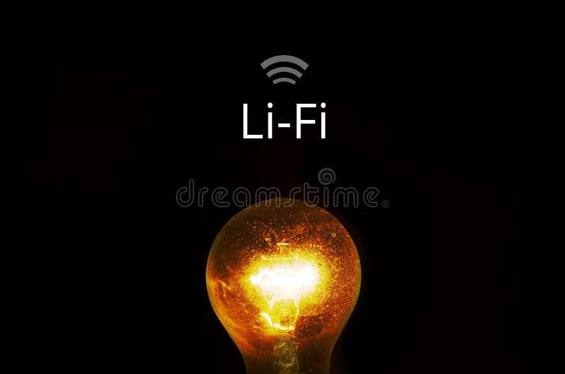 Li-fi technology stock image. Image of atom, bulb, glass - 98429305
