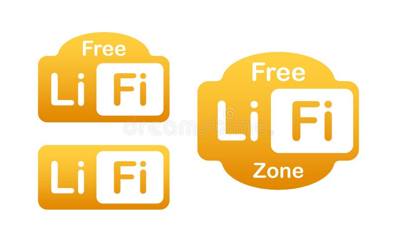 Li-fi Wireless. Light Fidelity. Internet and Networking. Vector Stock ...
