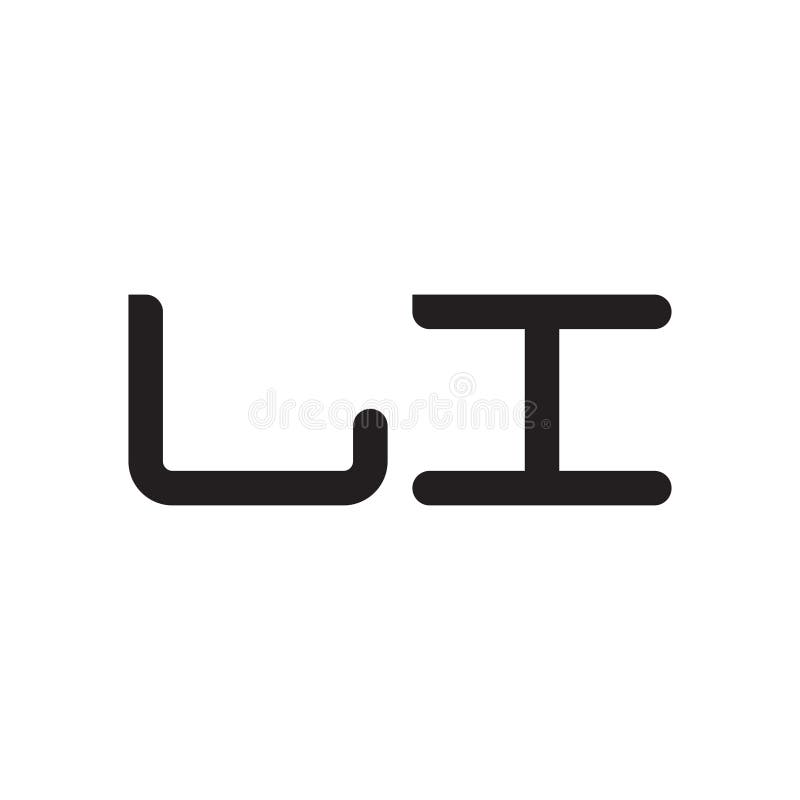 Li Initial Letter Vector Logo Icon Stock Vector - Illustration of ...