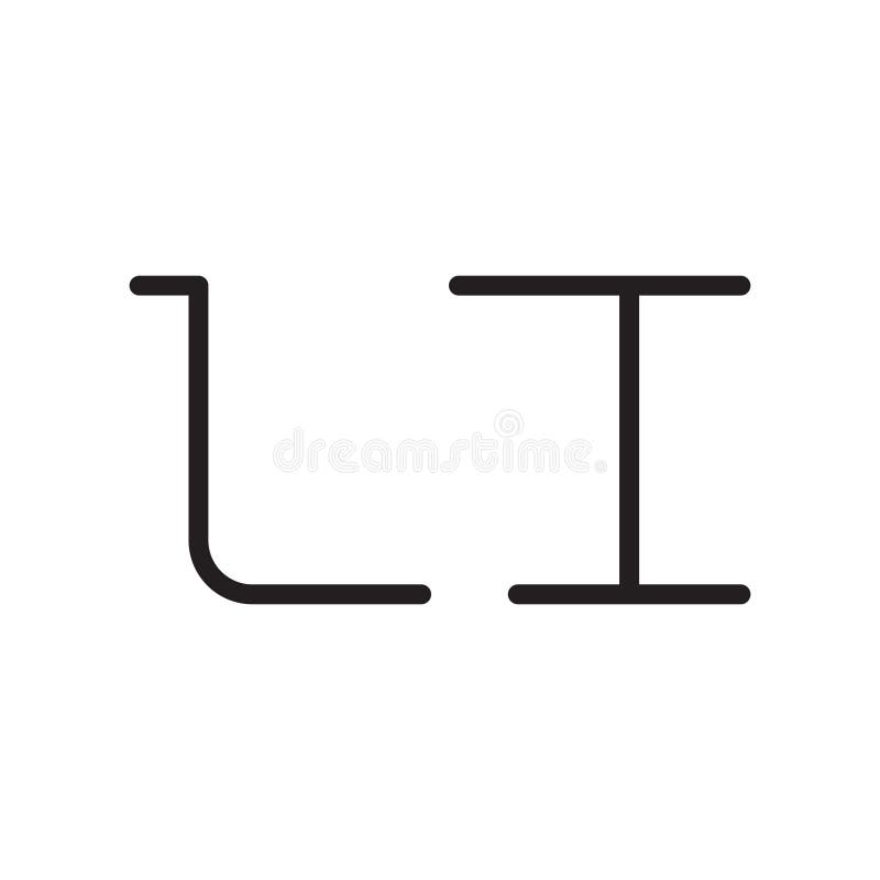 Li Initial Letter Vector Logo Icon Stock Vector - Illustration of ...