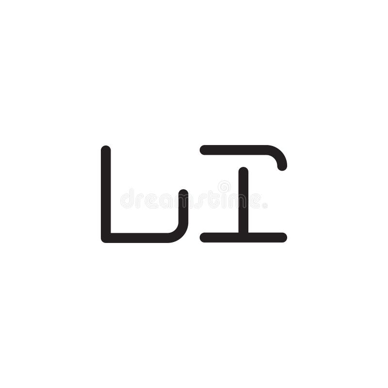 Li Initial Letter Vector Logo Icon Stock Vector - Illustration of ...