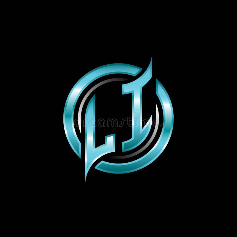 LI Initial Monogram Logo Circle Rounded Stock Vector - Illustration of ... LI Initial Monogram Logo Circle Rounded Stock Vector - Illustration of ...