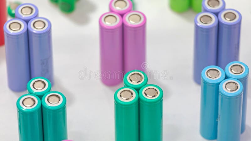 Li Ion Battery Cells stock photo. Image of cell, three - 296168328