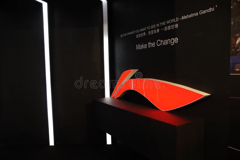 Li ning logo editorial image. Image of idiograph, brands - 19731165