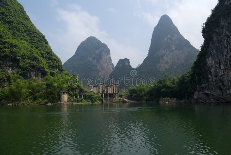 Li-river, China stock photo. Image of hills, nature, vertical - 13720060