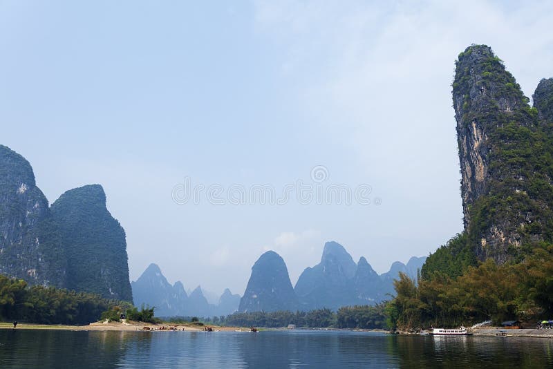 Li River scenery sight stock photo. Image of scenery - 43924660