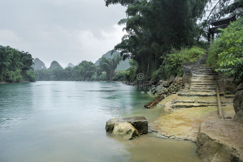 Li River scenery stock photo. Image of karst, scenery - 33057762