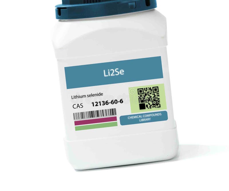 Li2Se - Lithium Selenide stock image. Image of science - 300090465