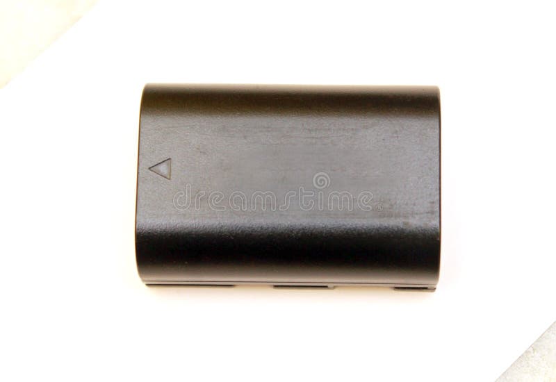 Li Thi in Battery Front View. Stock Image - Image of power, black ...