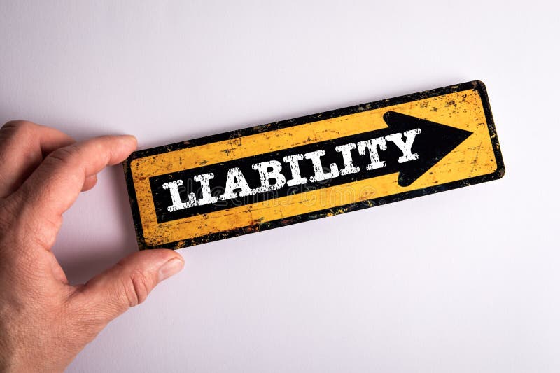 Liability Concept. Chart with Keywords and Icons Stock Photo - Image of ...