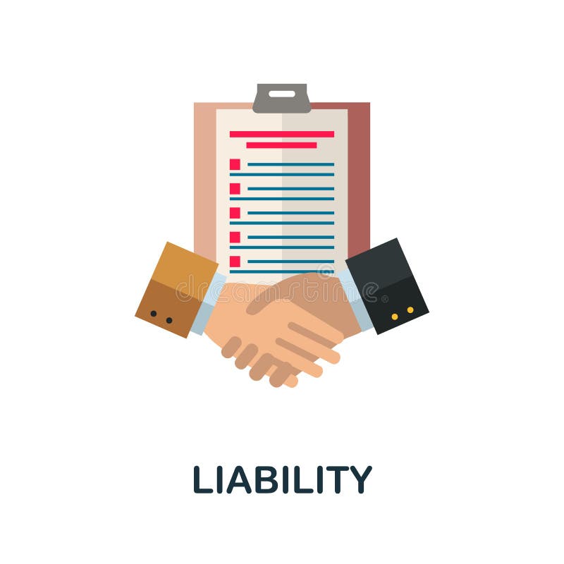 Liability Flat Icon. Color Simple Element from Customer Loyalty ...