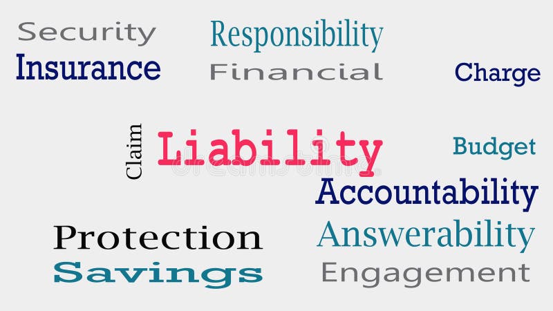 Liability Word Cloud Concept on White Background Stock Footage - Video ...