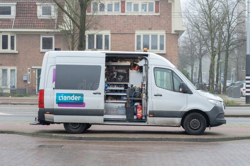 Liander Company Van at Amsterdam the Netherlands 14-1-2025 Editorial ...