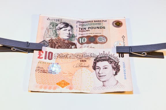 Libbre Britanniche Di Libbre Dello Scottish Fotografia Stock Editoriale ...