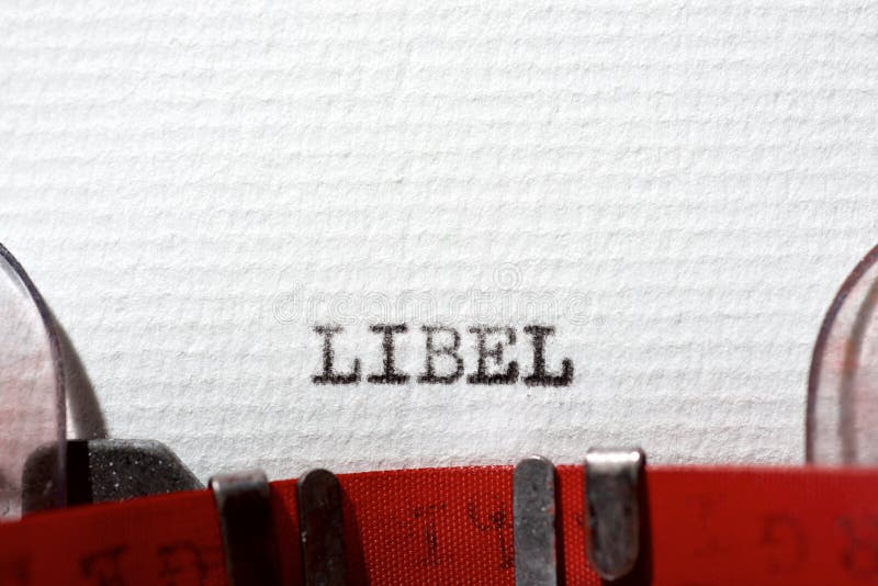 Libel concept view stock image. Image of libel, concept - 267285849
