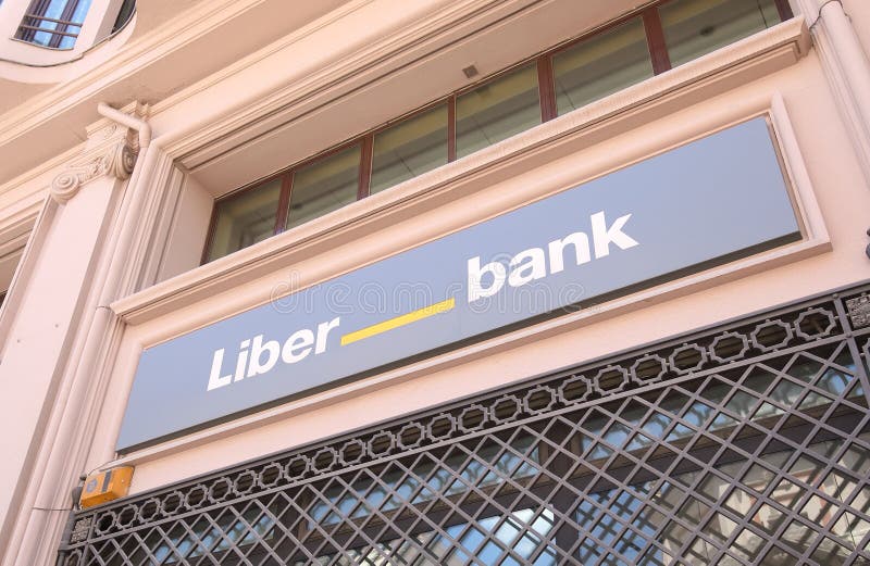 Liber bank Spain editorial stock image. Image of industry - 154903094
