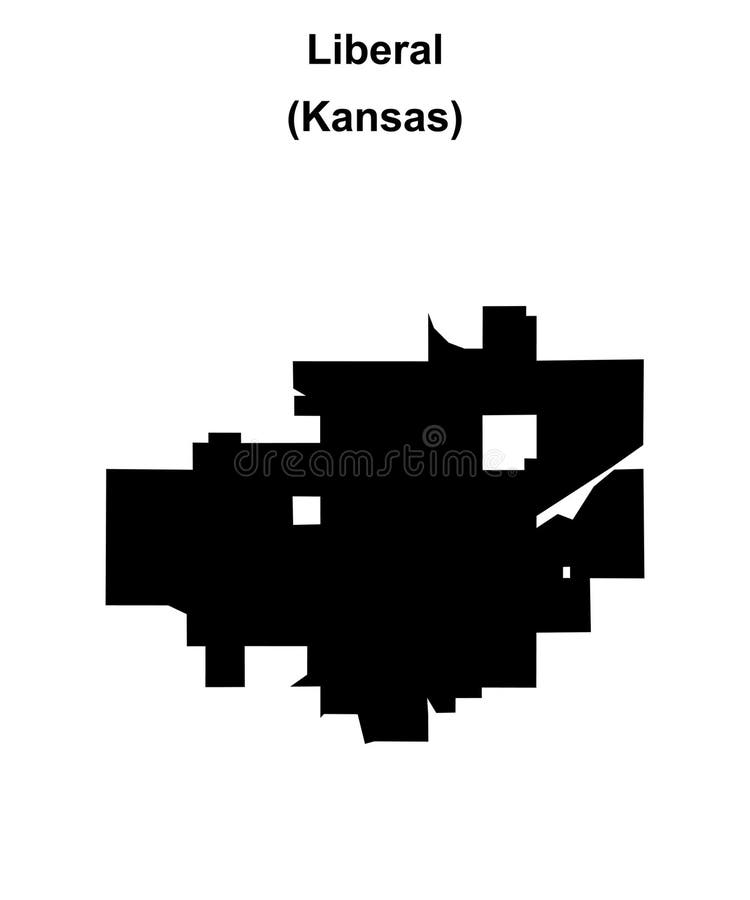 Liberal outline map stock vector. Illustration of design - 357328621