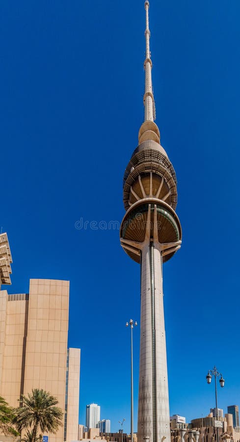 Liberation Tower in Kuwait stock photo. Image of city - 187527802