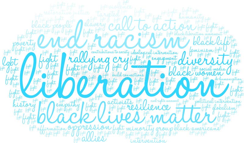 Liberation Word Cloud editorial photography. Illustration of media ...