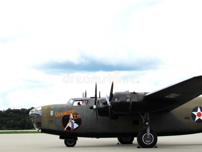 Liberator plane editorial image. Image of full, wing - 255622725