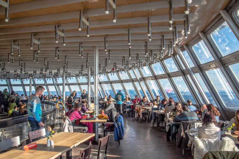 LIBEREC, CZECH REPUBLIC - JUNE 02, 2021: Jested Mountain Hotel and TV ...