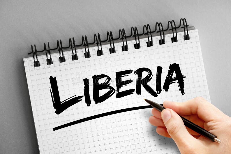 Liberia Background Concept Glowing Stock Photos - Free & Royalty-Free ...
