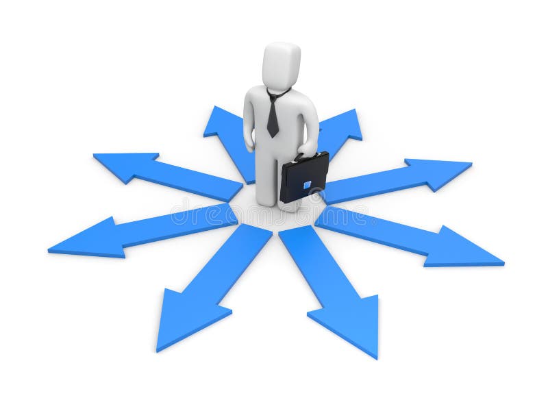 Choix De La Liberté De Concept Illustration Stock - Illustration du ...